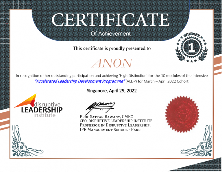 Accelerated Leadership Development Program – Disruptive Leadership ...